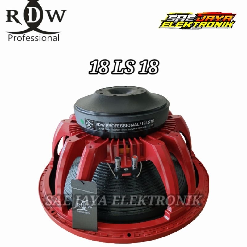 Jual Speaker Komponen RDW 18 LS 18 / 18LS18 - 18 Inch | Shopee Indonesia
