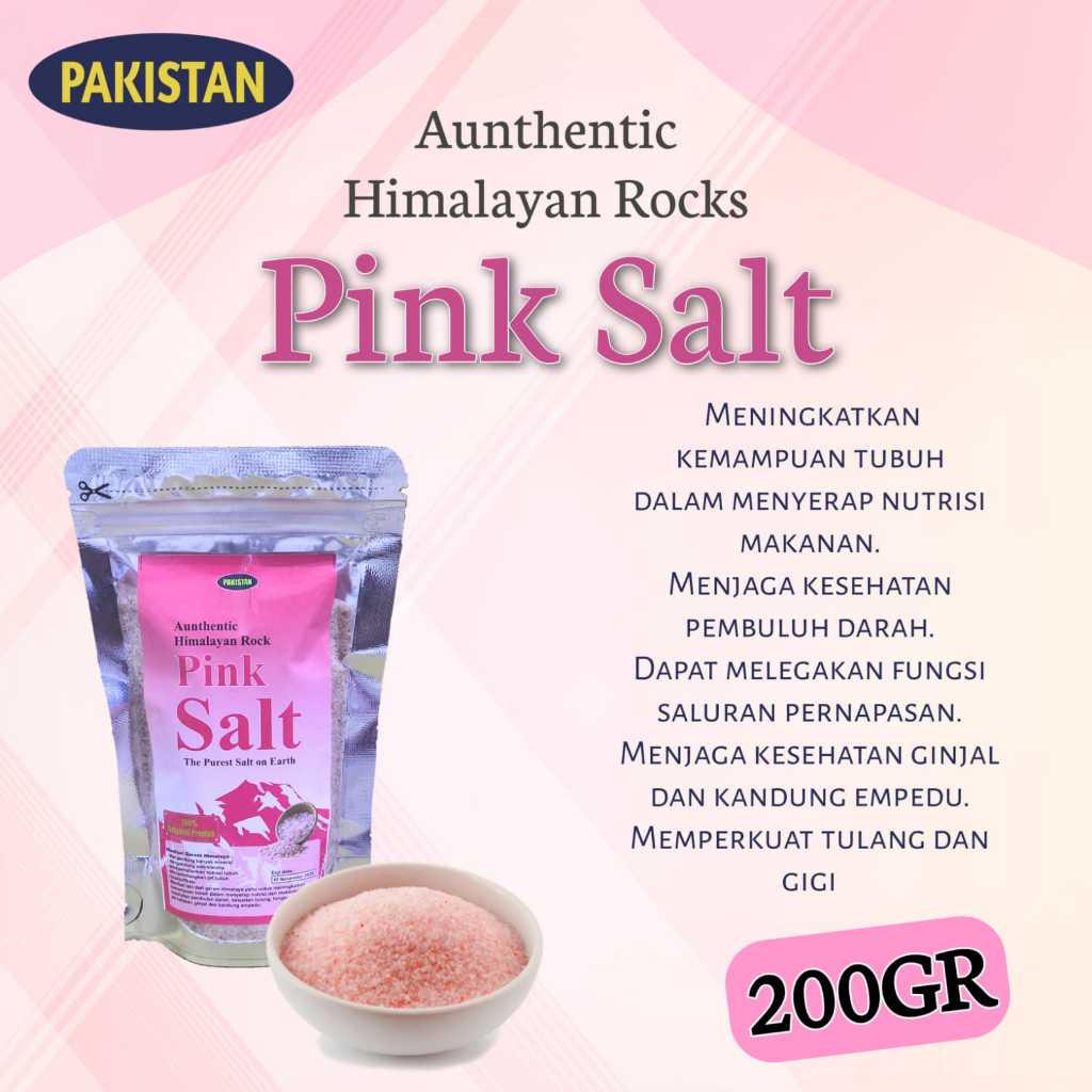 Jual GARAM HIMALAYA PAKISTAN ORIGINAL HIMALAYAN PINK SALT ORGANIC ...