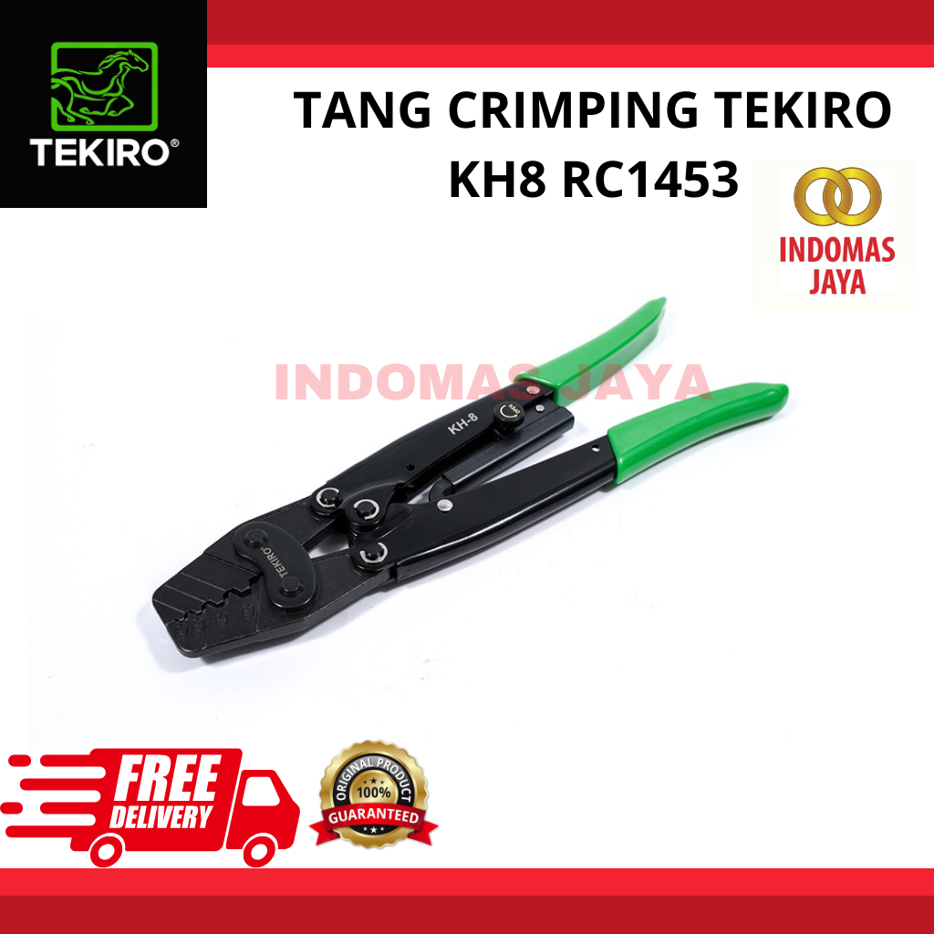 Jual TEKIRO RATCHET CRIMPING PRESS KH - 8 TEKIRO TANG CRIMPING RACHET KH8 / tang skun / rachet ...