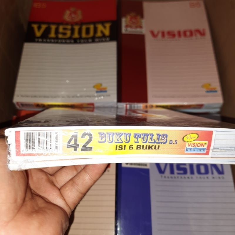 Jual BUKU BOXY VISION 42 LEMBAR 1 PAK ISI 6 BUKU | Shopee Indonesia