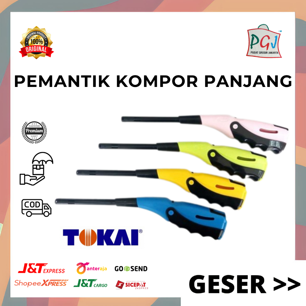Jual PGJ - TOKAI Alat Pemantik Korek Api Gas Panjang / Pemantik Kompor ...