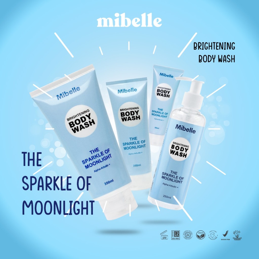Jual Mibelle Body Wash The Sparkle of Moonlight Dengan Alpha Arbutin ...