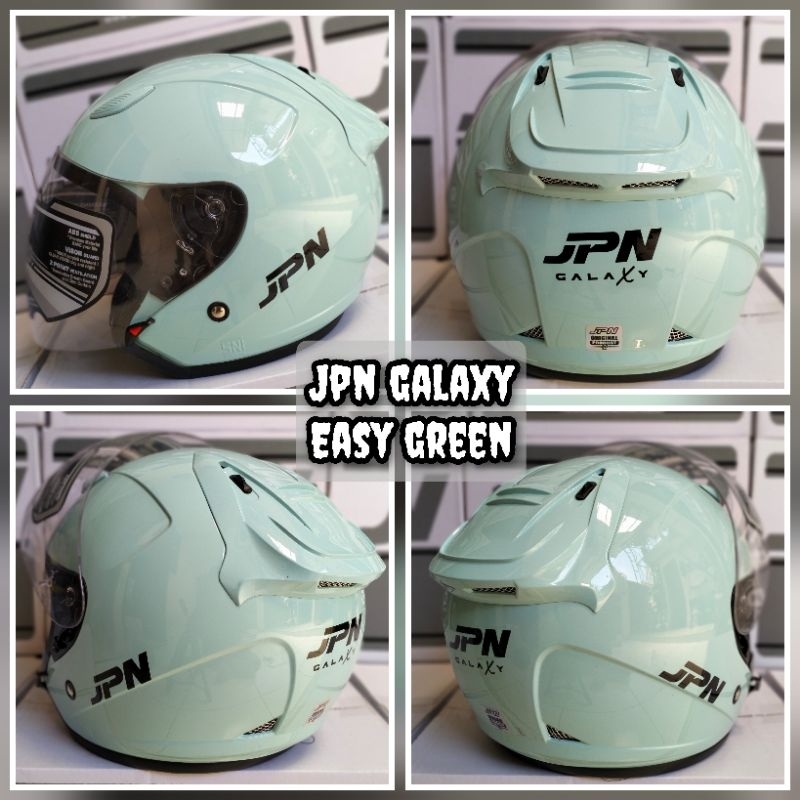Jual HELM JPN GALAXY WARNA EASY GREEN | Shopee Indonesia