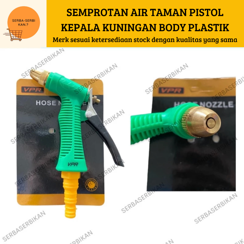 Jual ALAT SEMPROT AIR TANAMAN TAMAN CUCI MOTOR PISTOL KUNINGAN HOSE ...