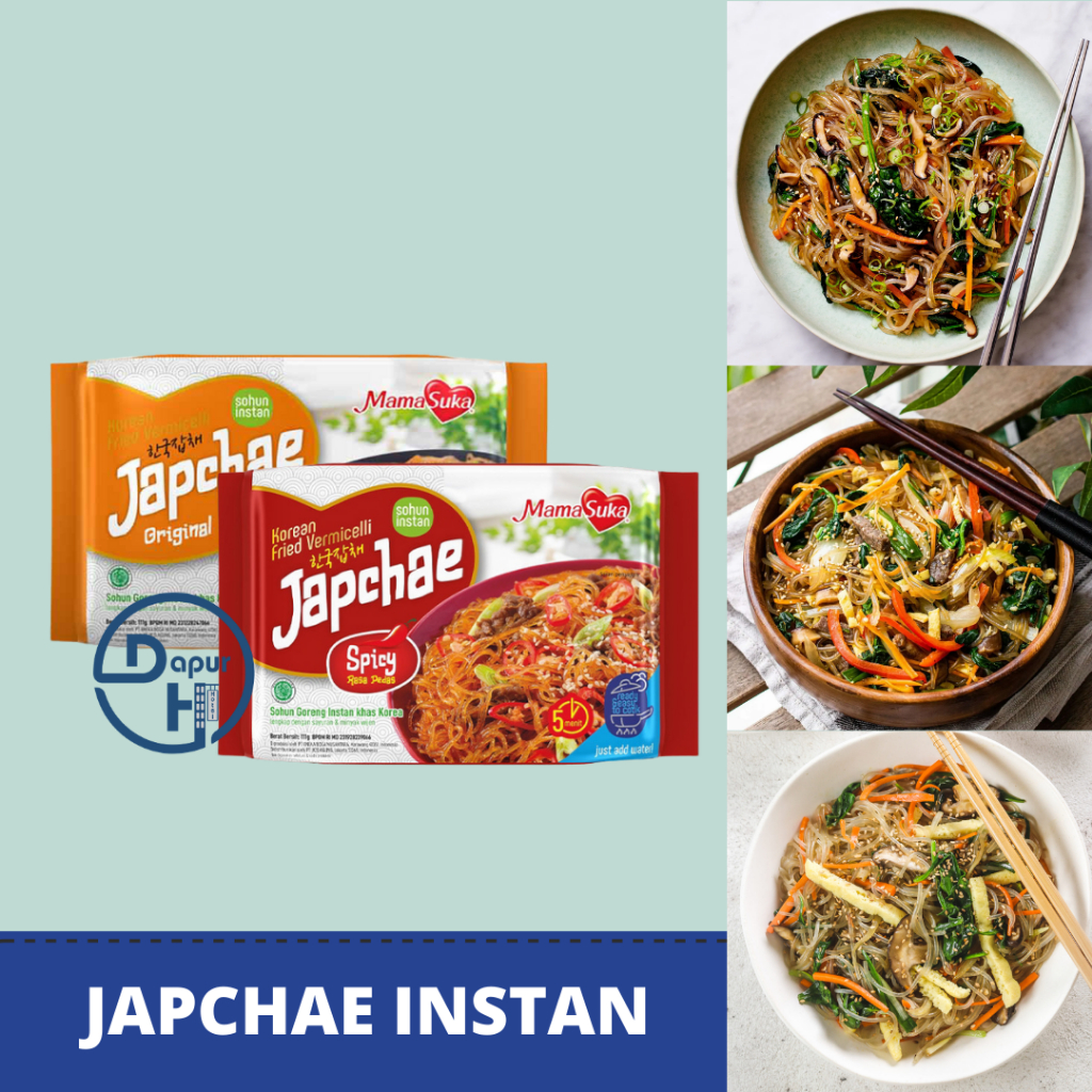Jual MAMASUKA Japchae Korea Instan 111 g Halal | Sohun Glass Noodle ...