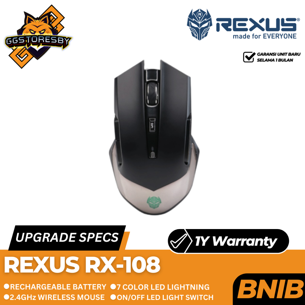 Jual Rexus Xierra Rx108 Gaming Mouse | Shopee Indonesia