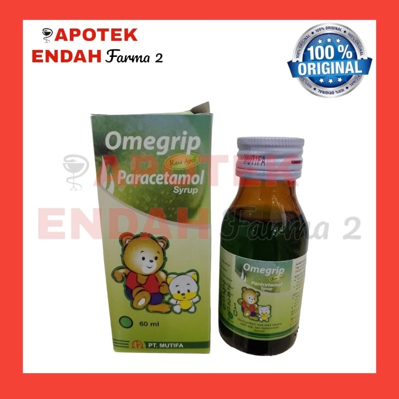 Jual OMEGRIP SIRUP 60ML obat untuk demam & nyeri | Shopee Indonesia