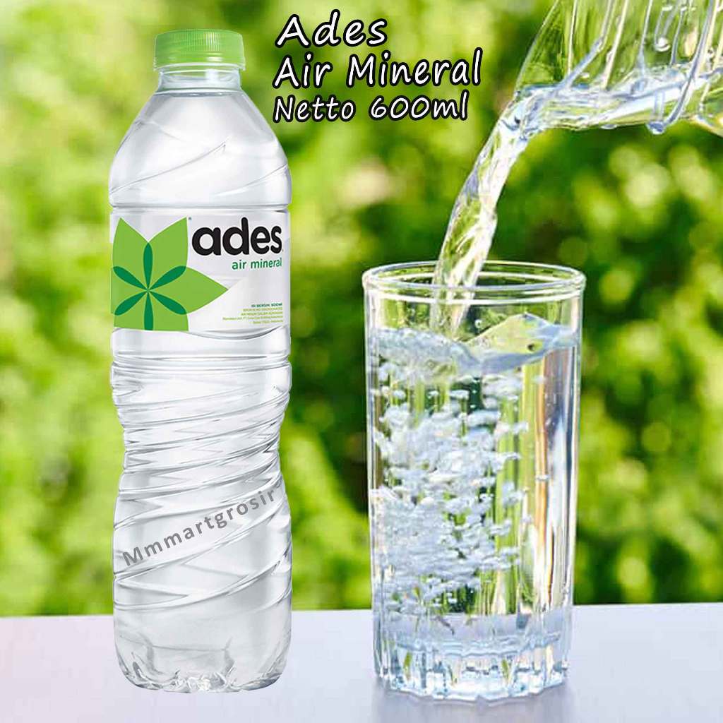 Jual Ades / Air Mineral / Minuman Kemasan Botol / Air Putih / 600ml ...