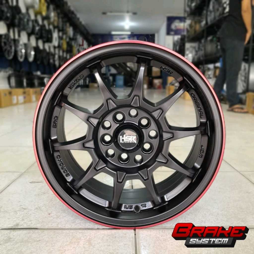 Jual VELG RACING HSR BOROKO SRD R15 PCD 5X100-114,3 LEBAR 6,5 ET 42 SMBRL | Shopee Indonesia
