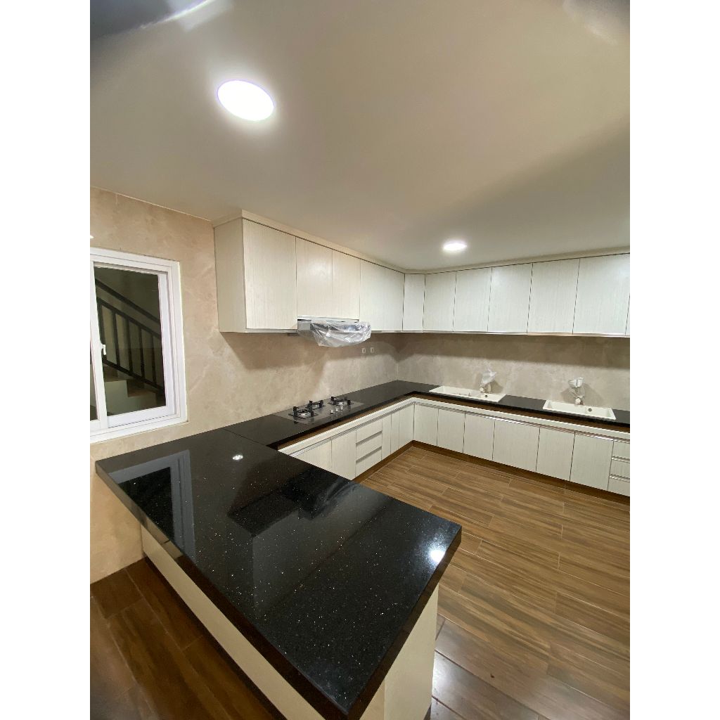 Jual Kitchen Set Marble | Black Gold Marble Kitchen top | Marmer Black ...