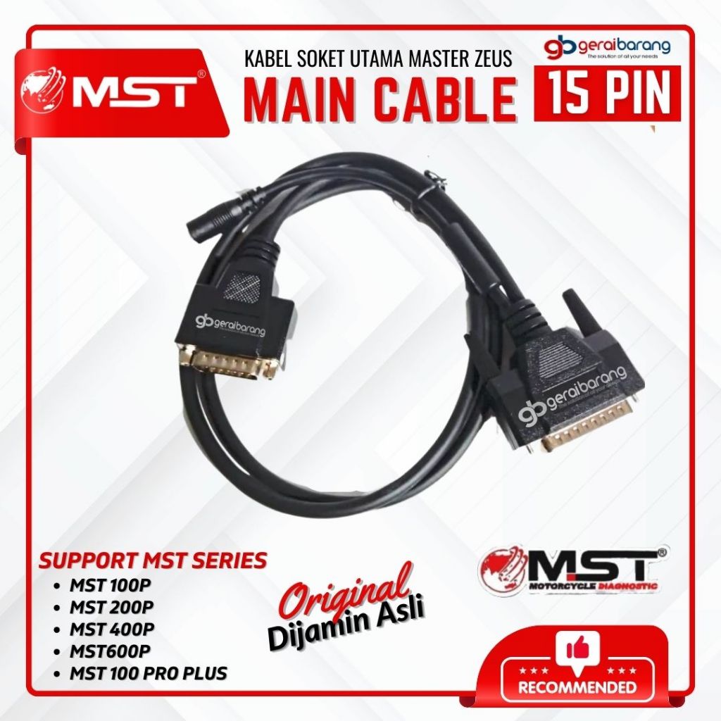 Jual Kabel Utama MASTER ZEUS MST Lebar Original Main Cable Scanner ...