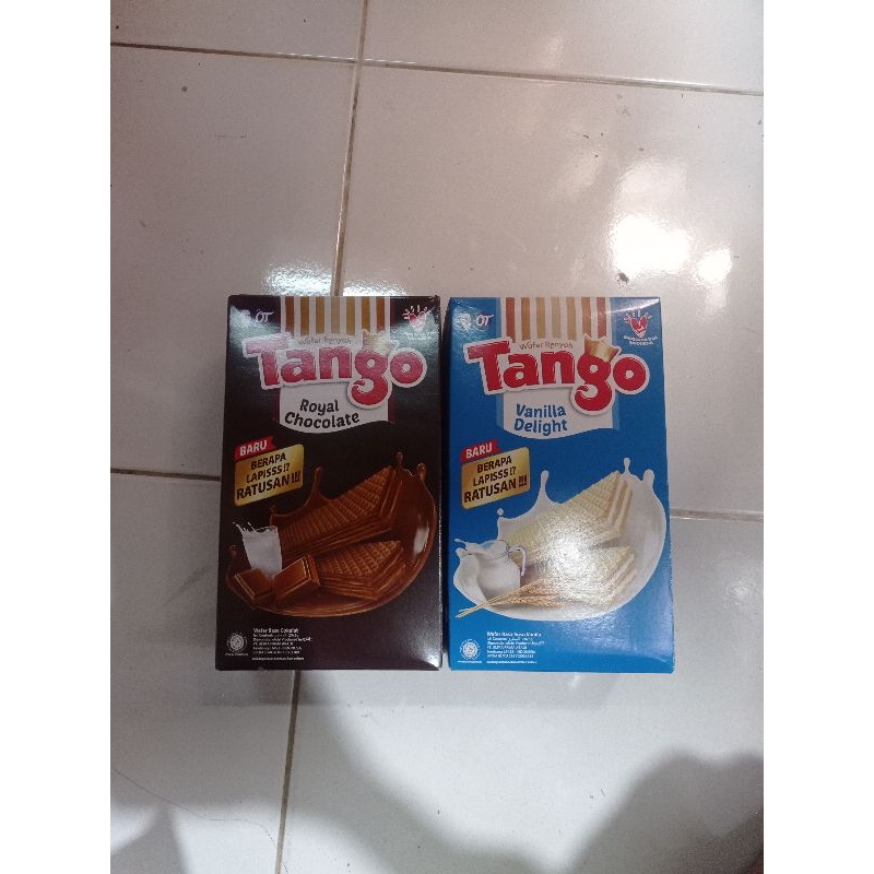 Jual Snack Wafer Tango kemasan box 1 box isi 20 pcs | Shopee Indonesia