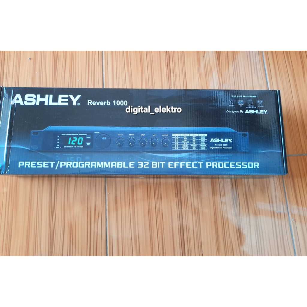 Jual ASHLEY ZOOM EFFECT PROCESSOR REVERB 1000 | Shopee Indonesia