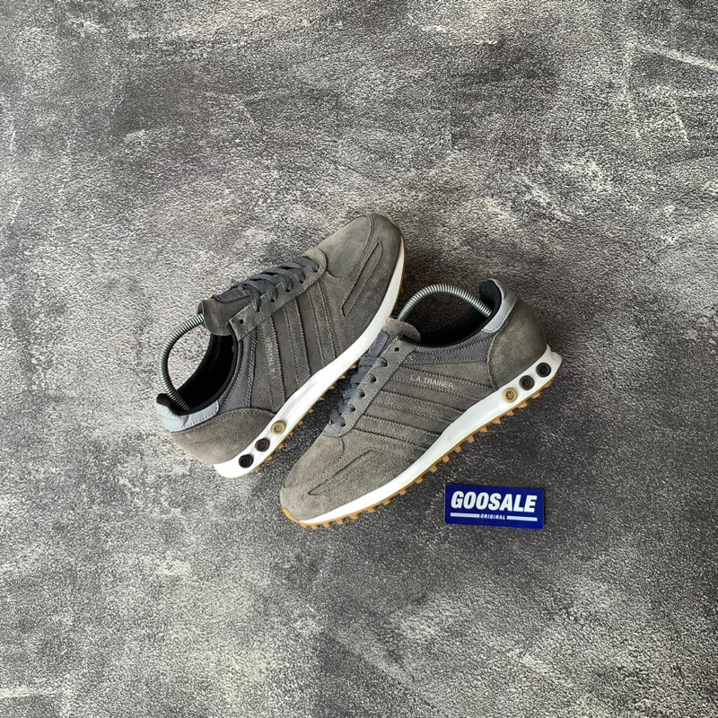 Jual ADIDAS LA TRAINER GREY | Shopee Indonesia