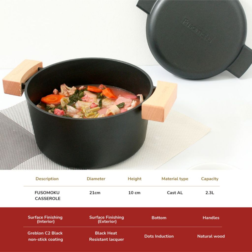 Jual Panci Anti Lengket Amercook Casserole 2.4L Greblon C2 Non-Stick ...