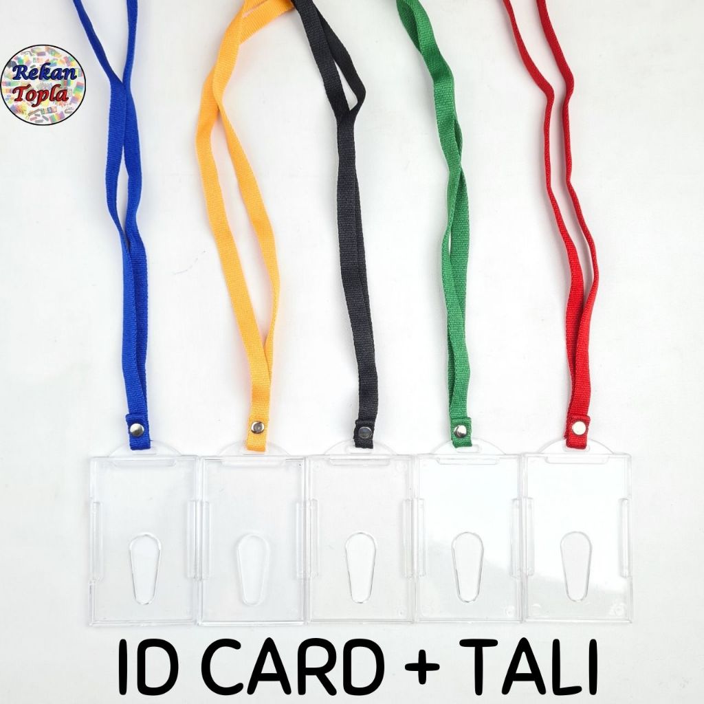 Jual ID Card Tali / Tali Lanyard Id Card / Tanda Pengenal / Name Tag Id ...
