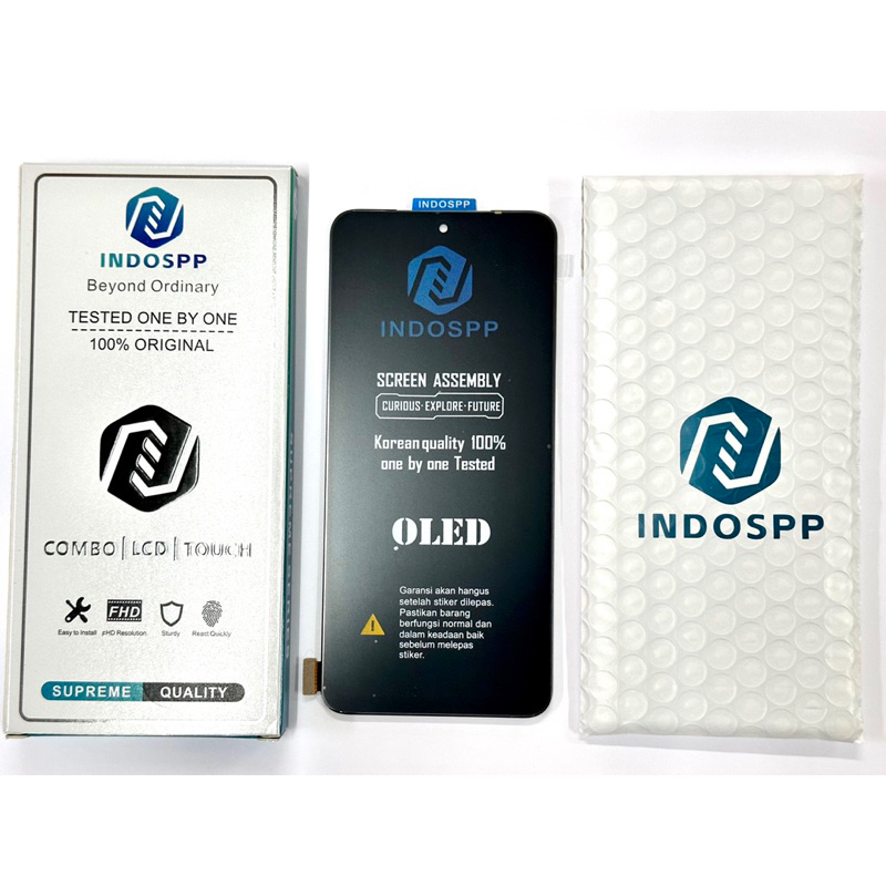 Jual heiston - lcd ts redmi note 10 4g / 10s soft oled original indospp ...