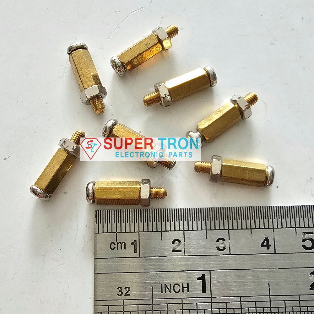 Jual Spacer Kaki Tiang PCB Gold 10mm 15mm | Shopee Indonesia