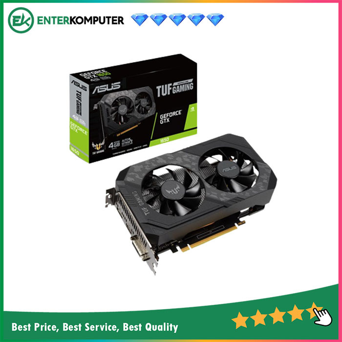 Jual Asus GeForce GTX 1650 4GB DDR6-P - TUF Gaming | Shopee Indonesia