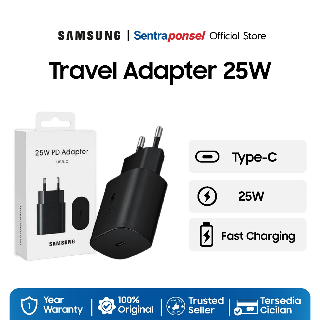 Jual Samsung Travel Adapter 25W (Tanpa Kabel) | Shopee Indonesia