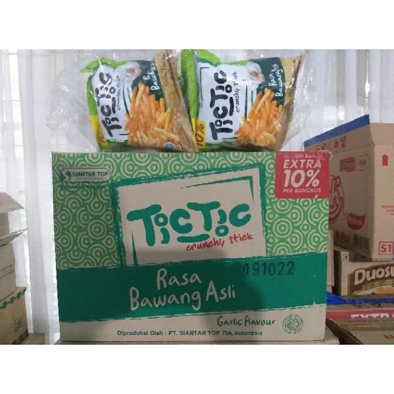 Jual CHIKI TIC TIC RASA BAWANG 1 PAK ISI 10 BUNGKUS / CHIKI / SNACK ...