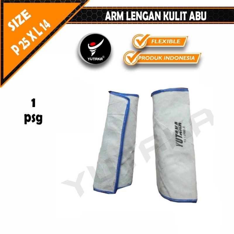 Jual ARM KULIT YUTAKA HAND PROTECTOR warna abu/arm kulit prepet tali ...