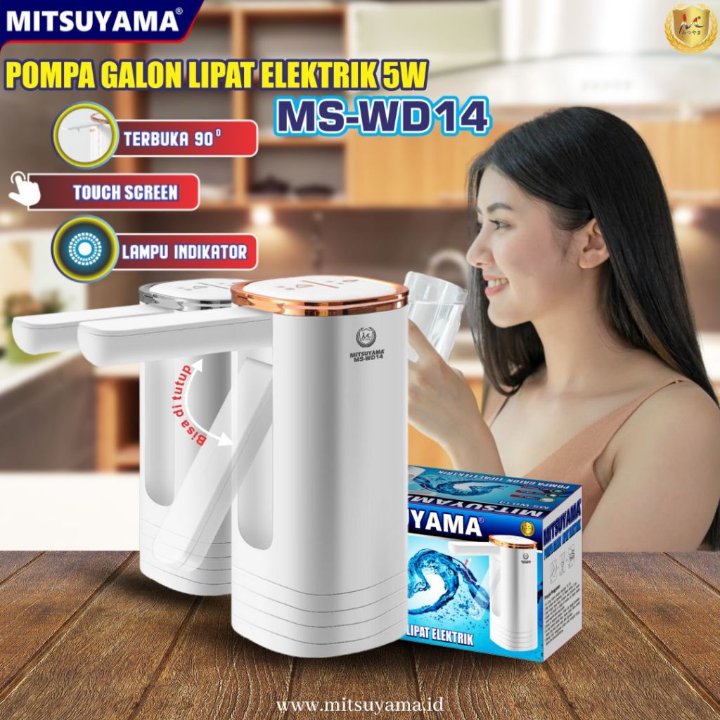 Jual Pompa Galon Lipat Elektrik Mitsuyama MS-WD14 | Shopee Indonesia