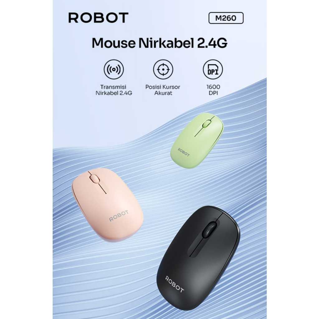 Jual MOUSE ROBOT M260 WIRELESS BLUETOOTH | Shopee Indonesia