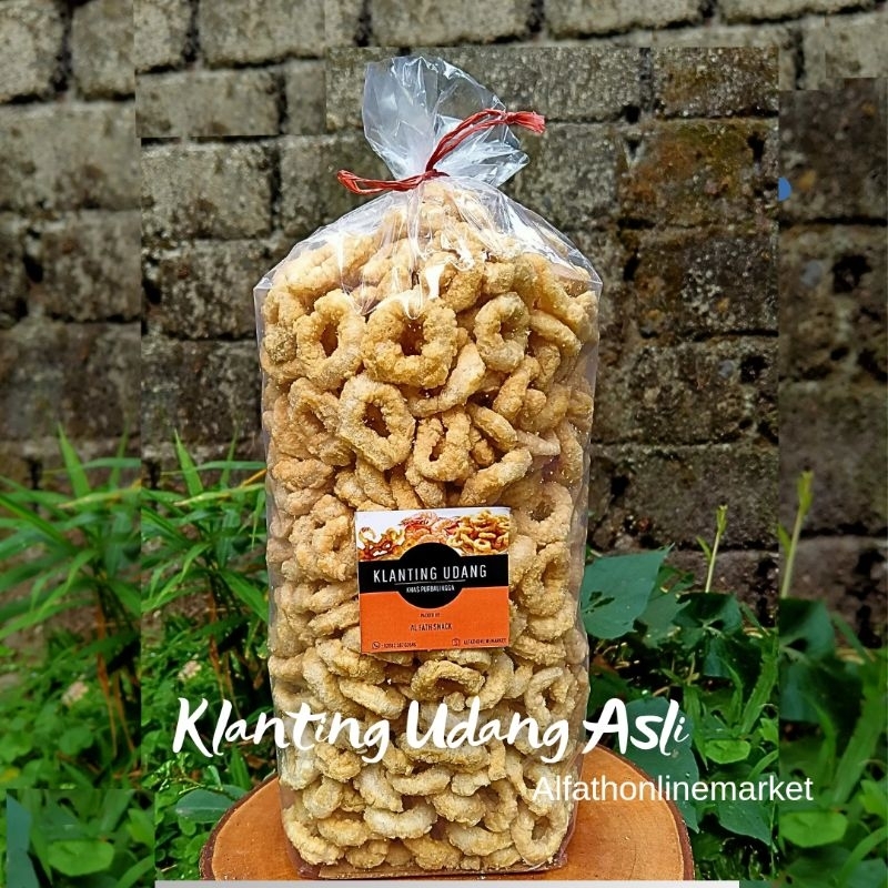 Jual Klanting Udang Asli 500 gr Super Renyah Gurih Oleh Oleh Khas ...