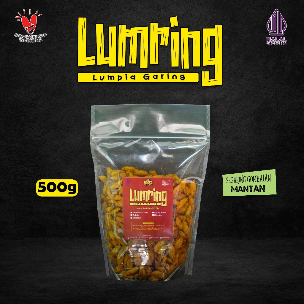 Jual LUMRING (Lumpia Garing) 500gr / Keripik Kulit Lumpia Aneka Rasa ...