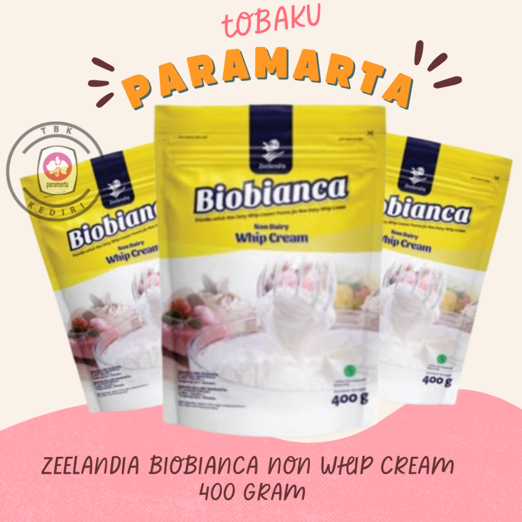 Jual TEPUNG PREMIKS INSTAN WHIPPED CREAM ZEELANDIA BIOBIANCA NON DAIRY ...