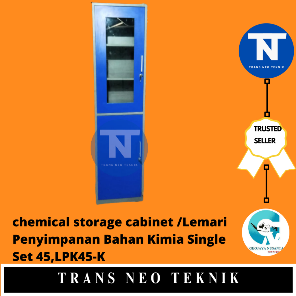 Jual chemical storage cabinet /Lemari Penyimpanan Bahan Kimia Single ...
