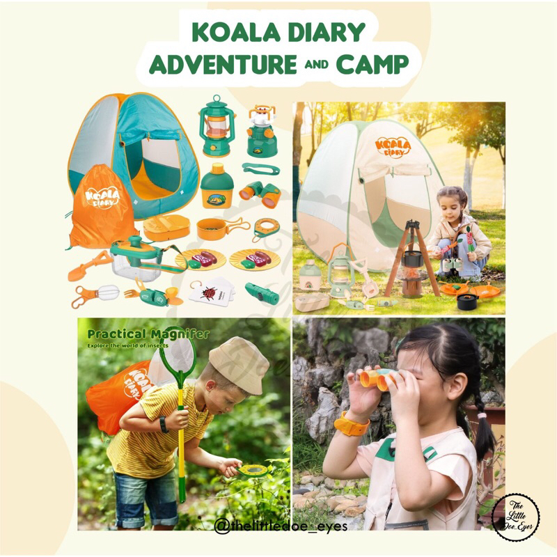Jual Koala Diary Camping Explore Adventure Set Mainan Outdoor Anak ...