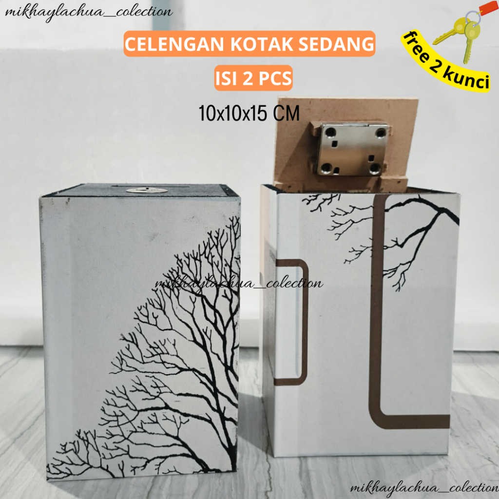 Jual Celengan Lucu Viral Target Sedang + Kunci Celengan Atm Brankas ...