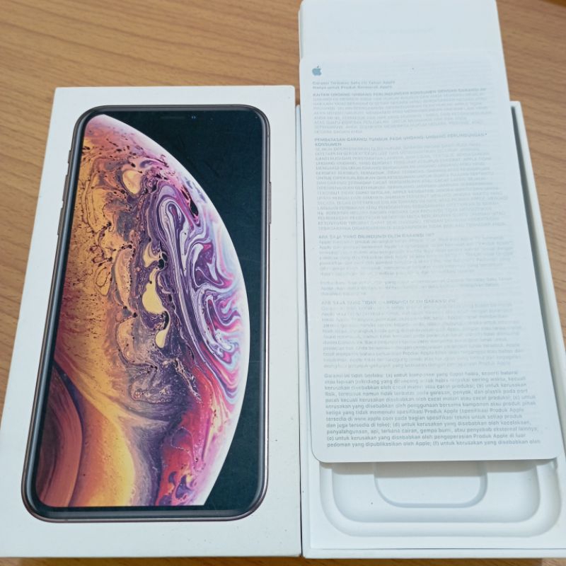 Jual Dus Box iPhone Xs Gold iBox Digimap Original Bawaan | Shopee Indonesia