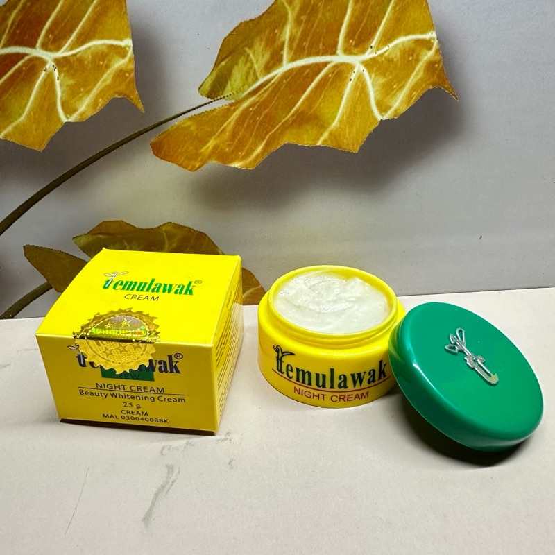 Jual TEMULAWAK // Cream Temulawak Malam Original Whitening (ecer ...