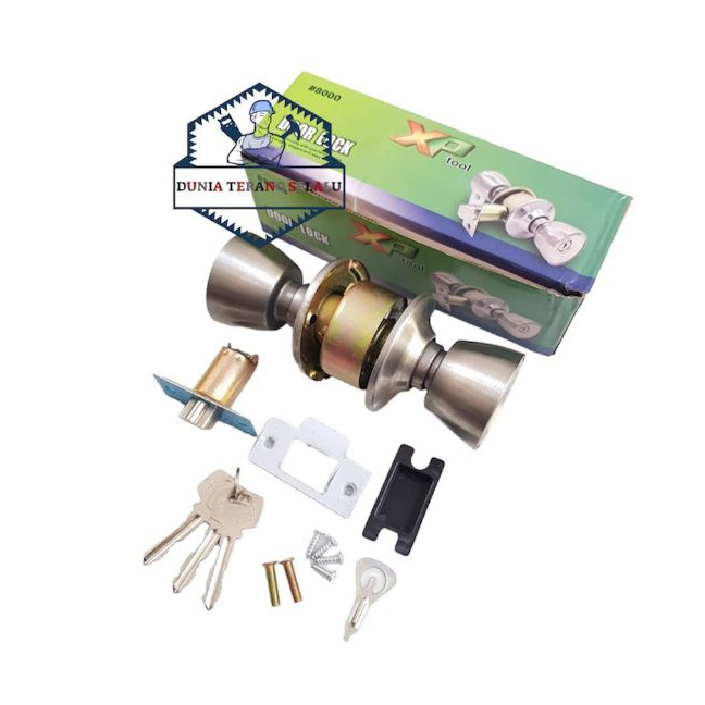 Jual Kunci Pintu Bulat XPTOOL 8000 SS - Door Lock Stainless - Selot ...
