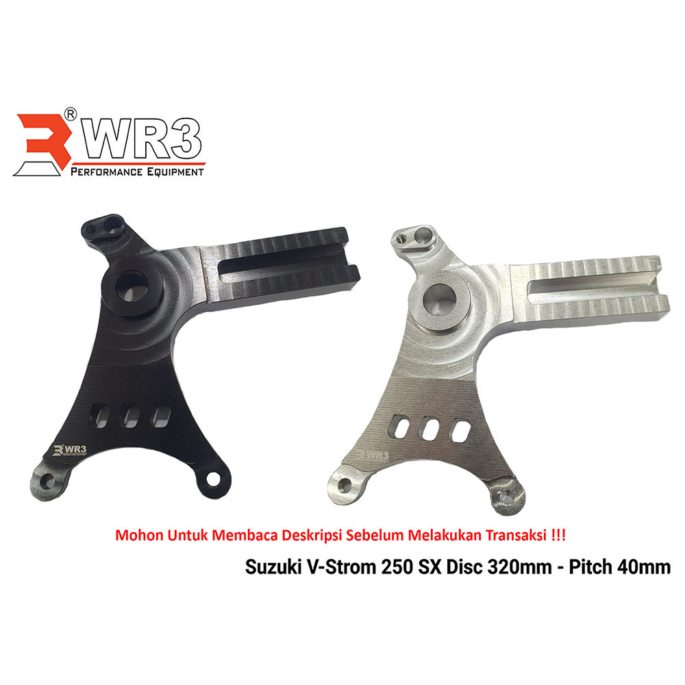 Jual Breket WR3 Kaliper Belakang 2P V Strom 250 SX Disc 320mm | Shopee Indonesia