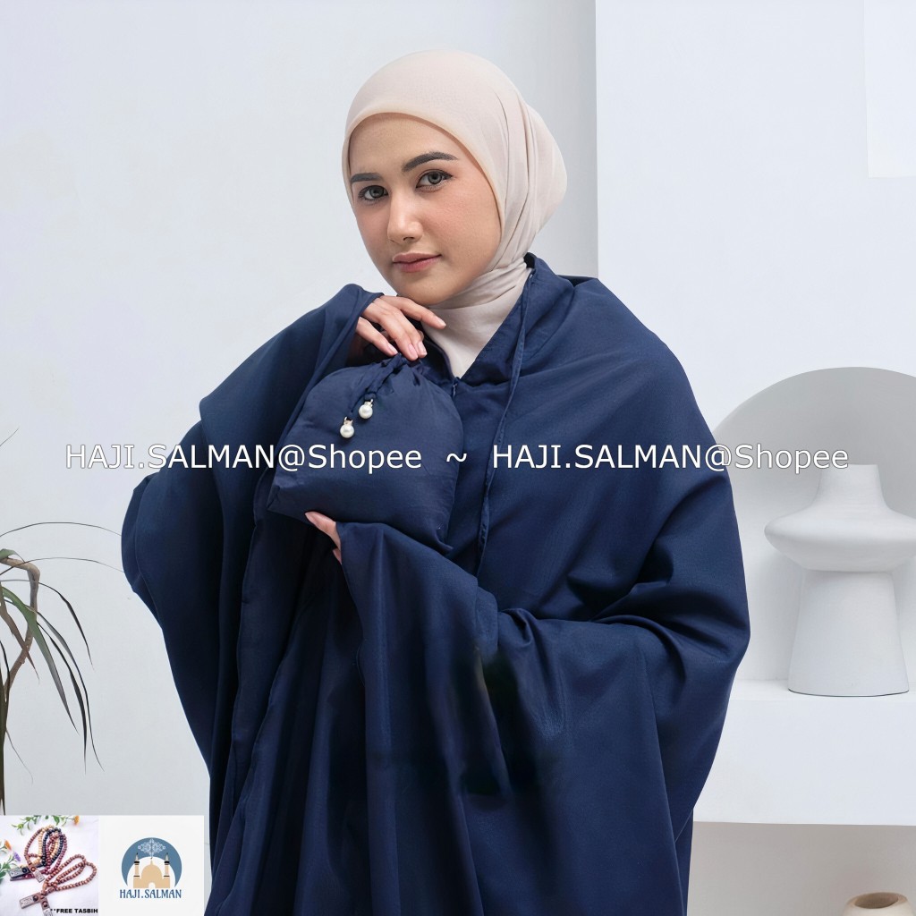 Jual HAJI.SALMAN MUKENA DEWASA TRAVELING MINI POUCH 2in1 RESLETING ...