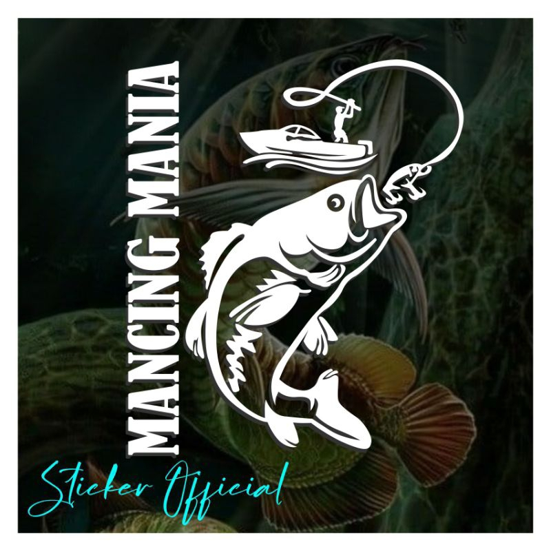Jual 1173 Sticker Mancing Mania, Sticker Memancing, Sticker Ikan, bisa ...