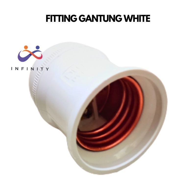 Jual DUTRON Model Broco FITTING GANTUNG Putih 216L E27 HARGA GROSIR ...