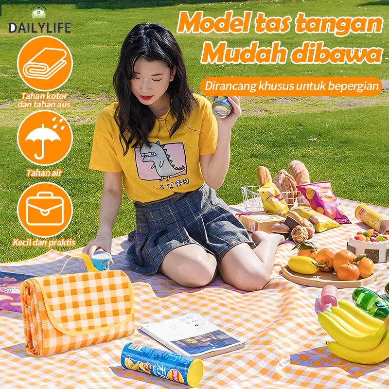 Jual TIKAR piknik TEBAL WATERPROOF alas piknik tikar piknik outdoor ...