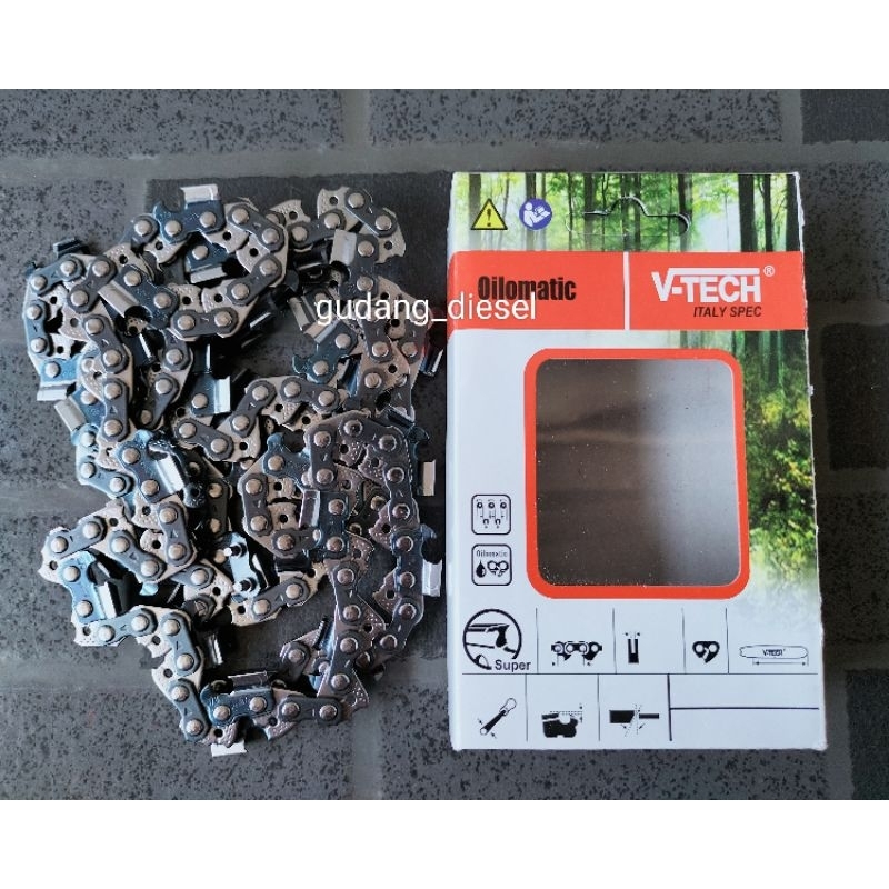 Jual Rantai 25" inch Mata 42 V-Tech POTONG/BELAH | Shopee Indonesia