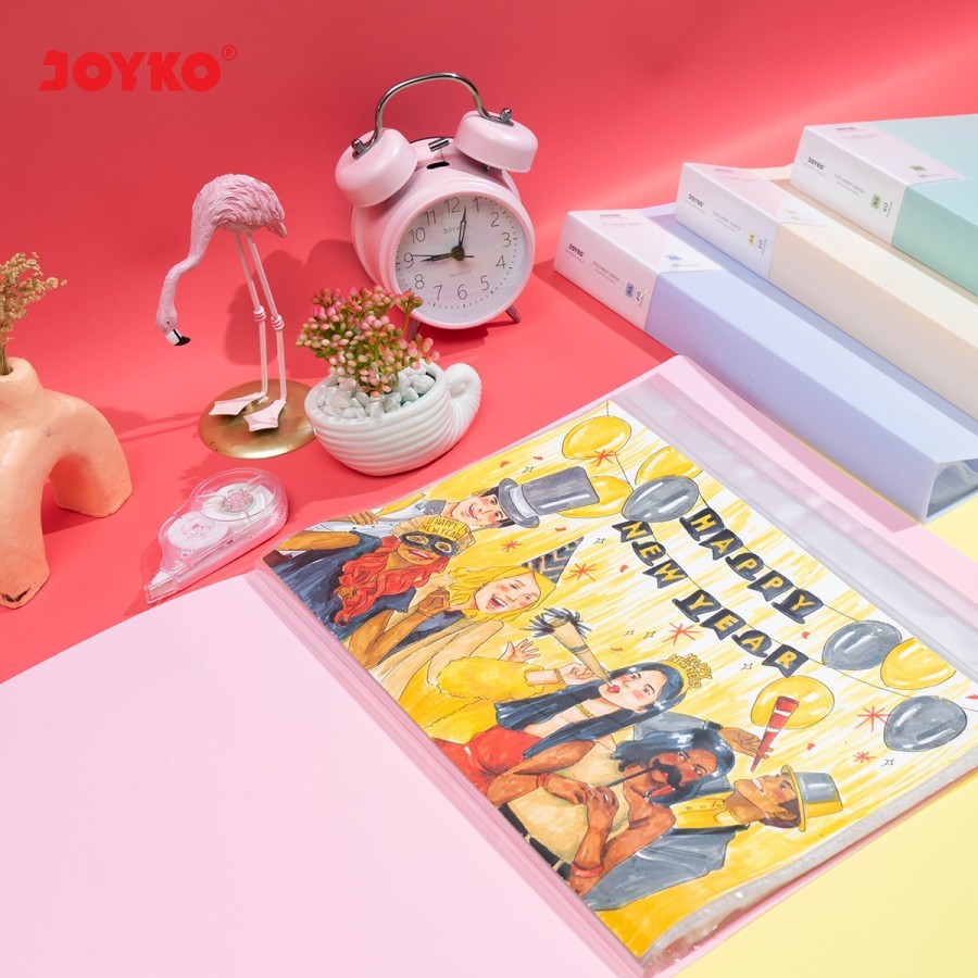 Jual Map Clear Holder / Document Keeper A4 Joyko Isi 20 DK-A20A4 Pastel ...