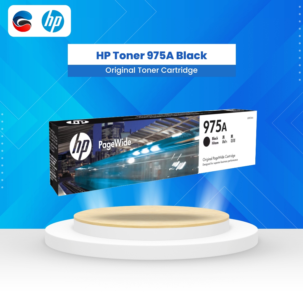 Jual Tinta HP 975A Black Original PageWide Cartridge | Shopee Indonesia