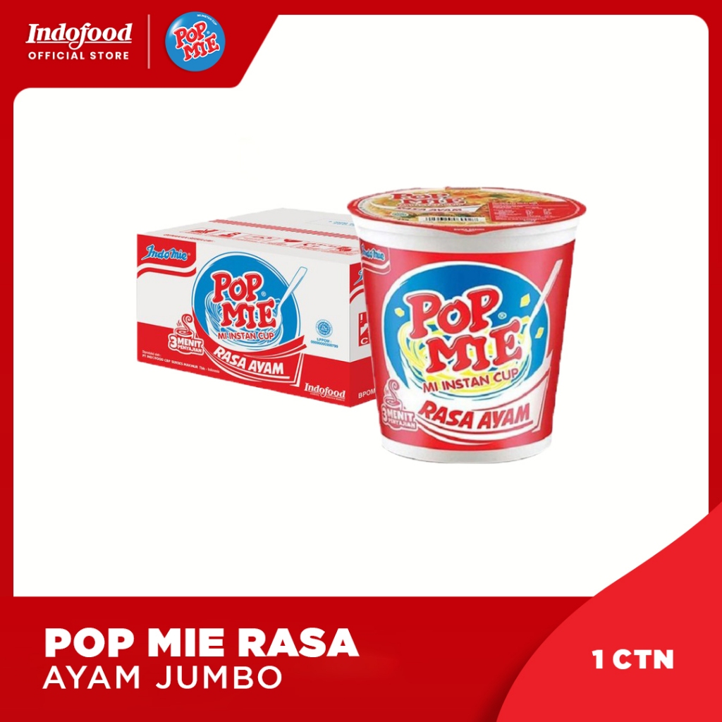 Jual CTN - Pop Mie Rasa Ayam Jumbo 75 Gr | Shopee Indonesia
