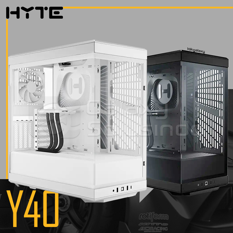Jual HYTE Y40 S-Tier Tempered Glass ATX Mid-Tower Aesthetic Case ...