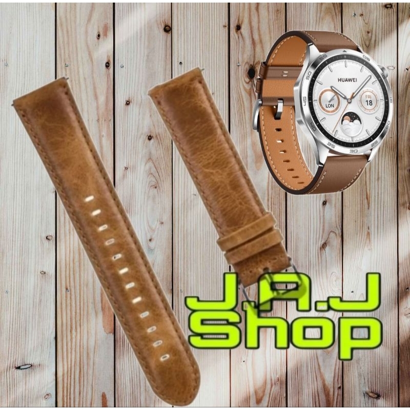 Jual STRAP LEATHER KULIT ASLI HUAWEI WATCH GT 4 GT4 46MM 3 2 1 PRO SE ...