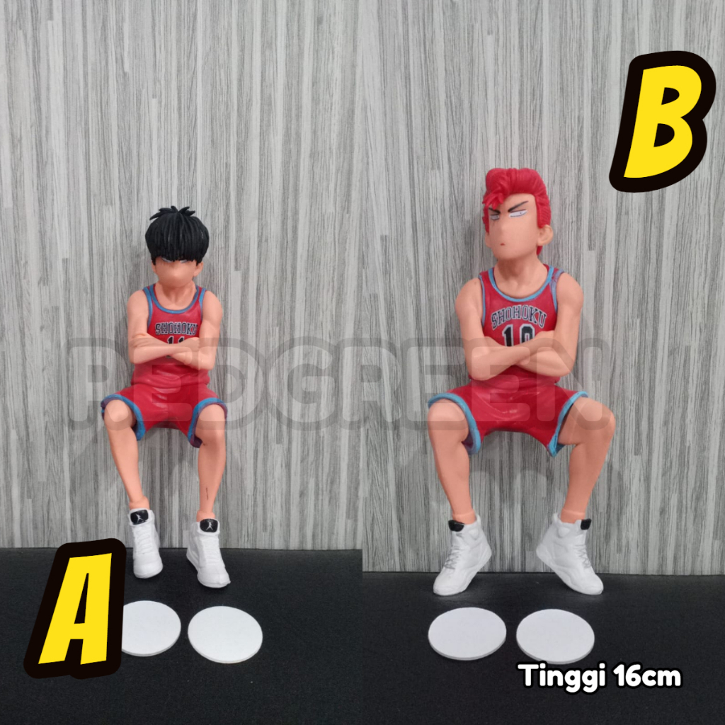 Jual Action figure basket Slamdunk Shohoku hanamichi sakuragi mini ...