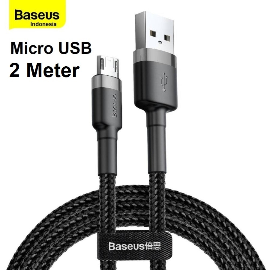 Jual Baseus Kabel Data Cafule USB A to Micro USB 2M 2 Meter Cable Casan ... Jual Baseus Kabel Data Cafule USB A to Micro USB 2M 2 Meter Cable Casan ...